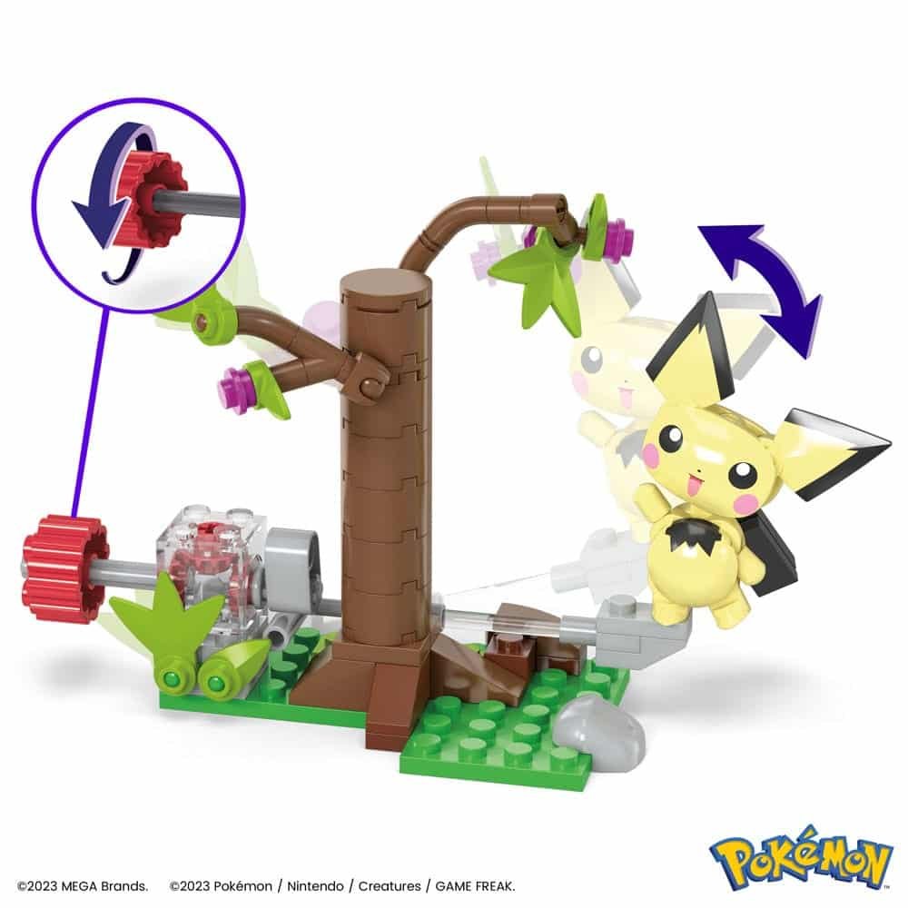 Pokémon Mega Construx Construction Set Pichu’s Forest Forage – The ...