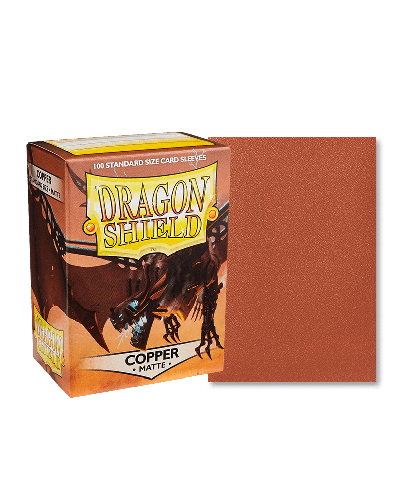 Dragon Shield Copper – Matte Sleeves – Standard Size – The Mystical Tavern